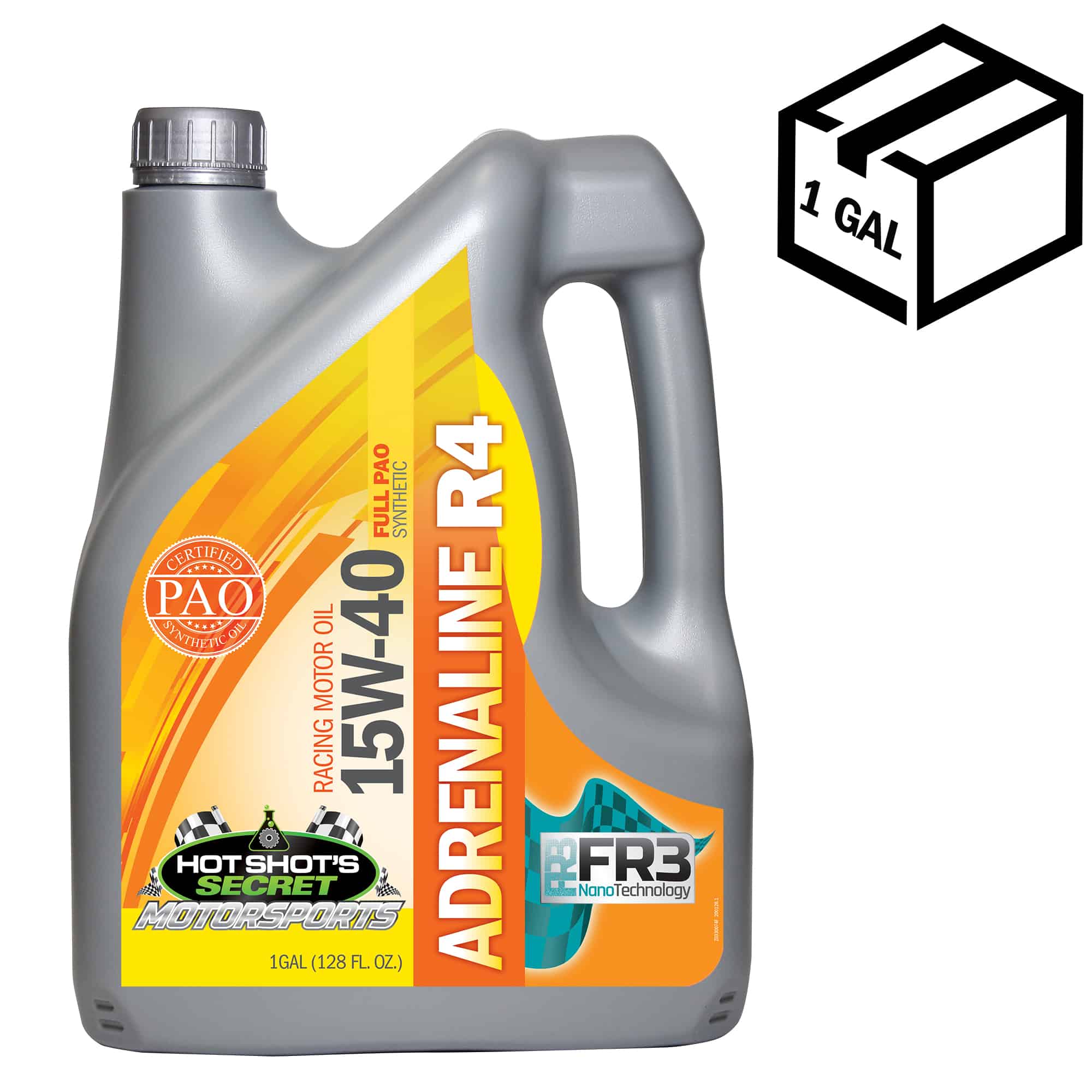 Hot Shot's Secret Adrenaline R-Series 15W-40 Full Synthetic Racing Eng ...