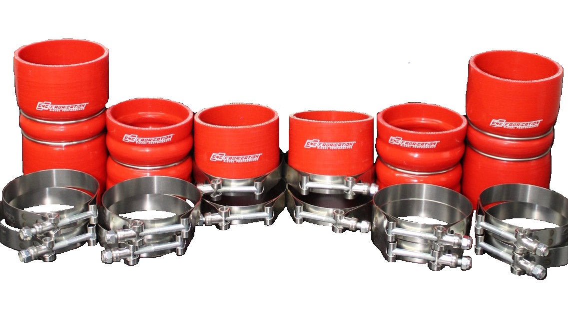 99.5-03 7.3L CNC Fabrication Charge Air Cooler Boot Kit - 42302X – CNC ...